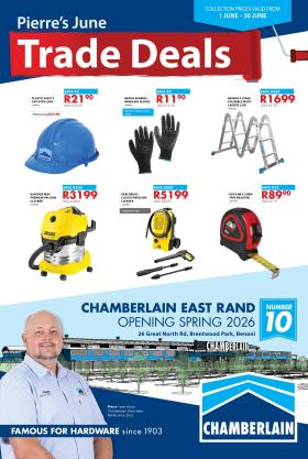 Chamberlain - specials, catalogues and deals | Promotheus
